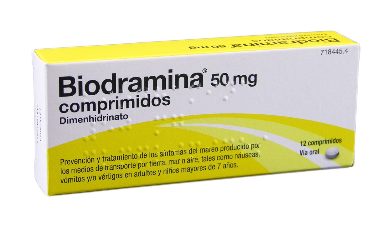 BIODRAMINA 12 COMPRIMIDOS – Farmacia Escribano